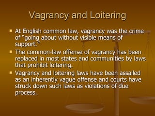 Ch 12 Public Order, Safety & Security | PPT