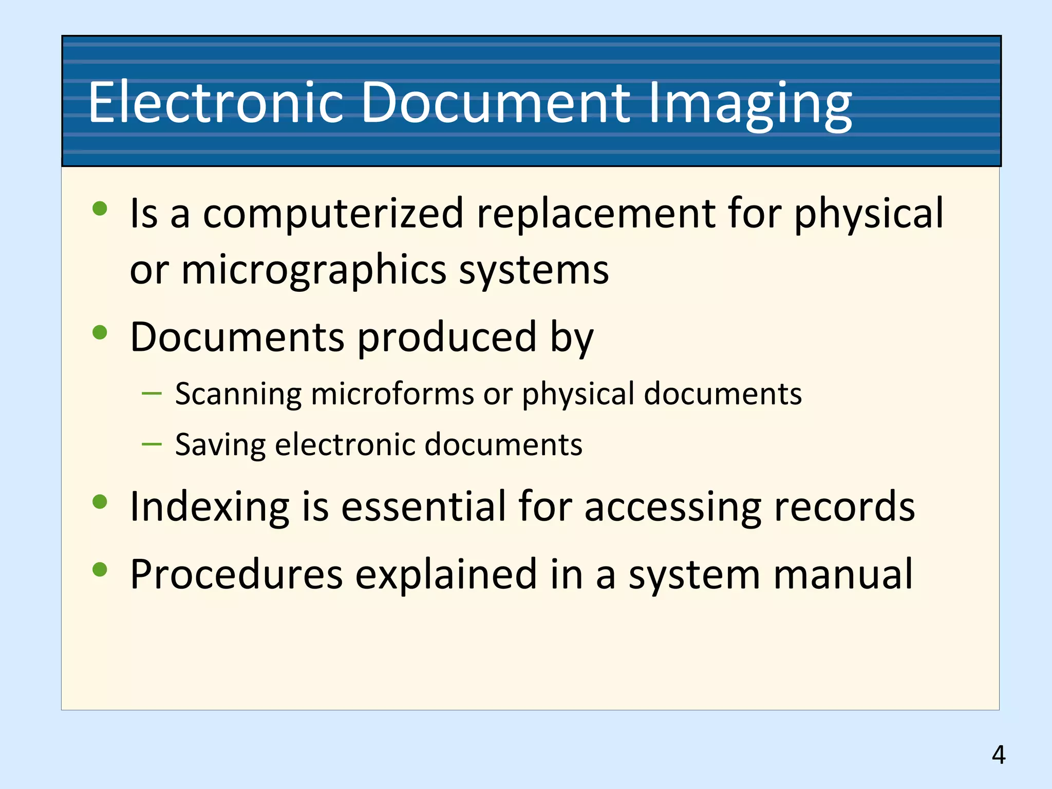 Ch12 records management | PPT