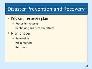 Ch12 records management | PPT