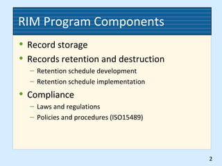 Ch12 records management | PPT