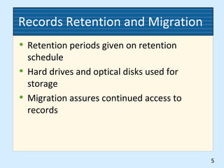 Ch12 records management | PPT