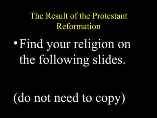 Ch12 Reformation Ii | PPT