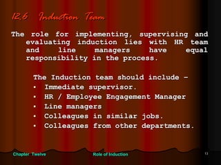 Recruitment Management-Ch 12 Role of Induction Process in Recruitment ...