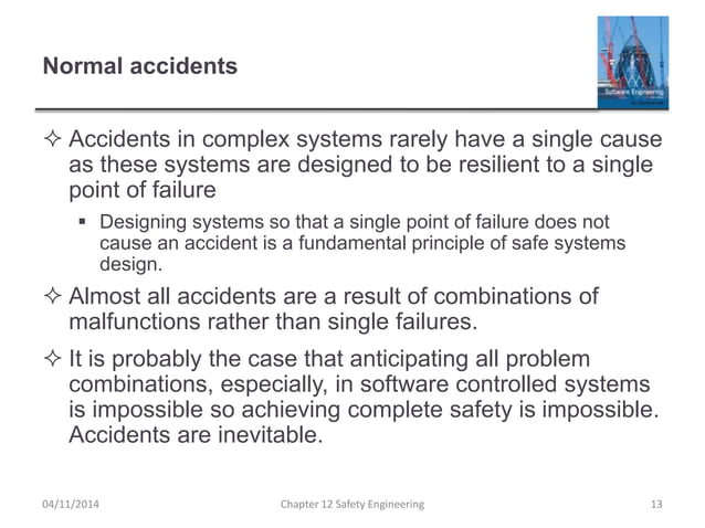 Ch12 - Safety Engineering | PPT