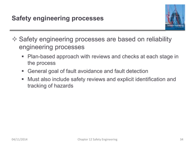 Ch12 - Safety Engineering | PPT