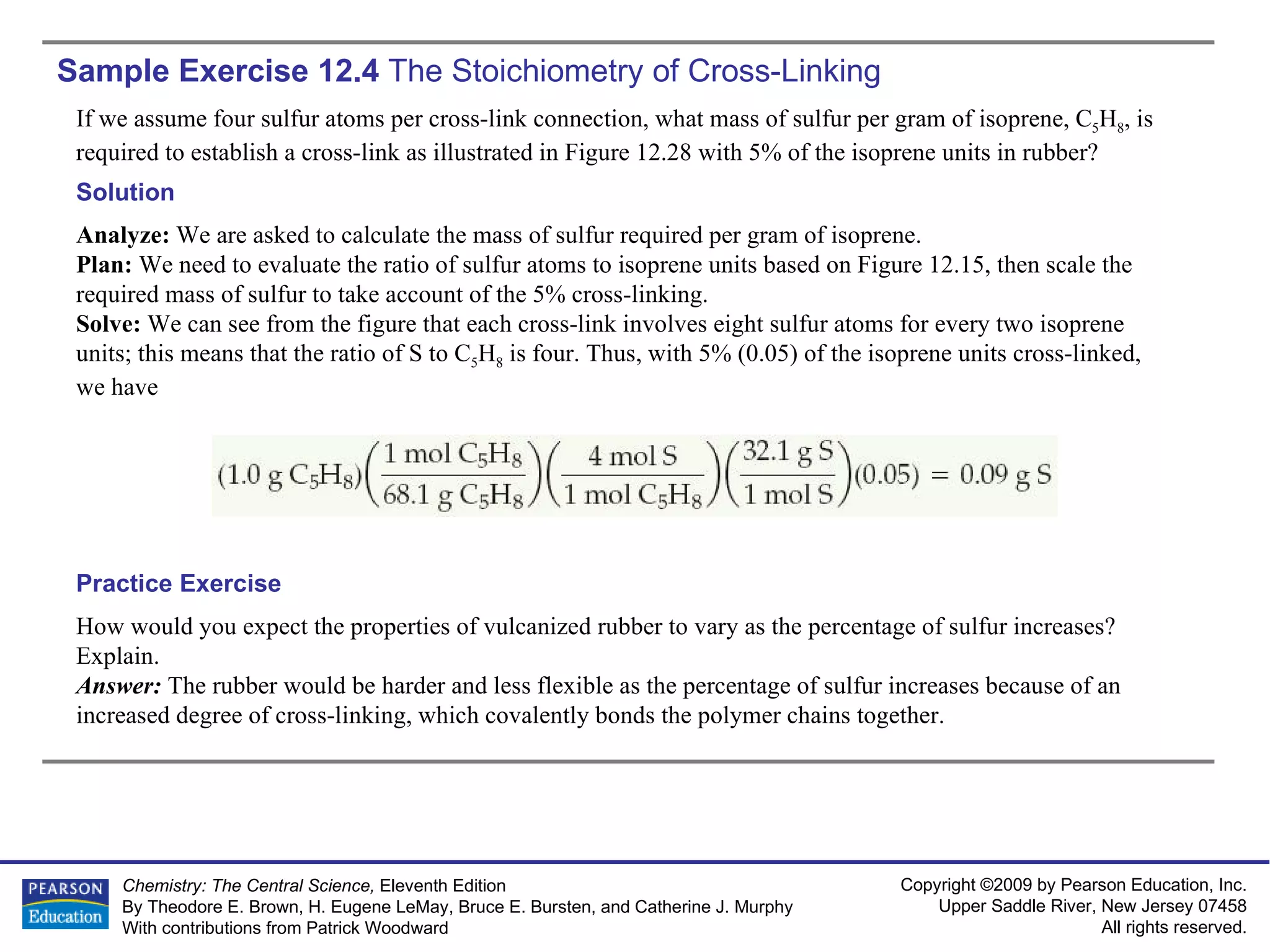 Ch12 sample exercise | PPT