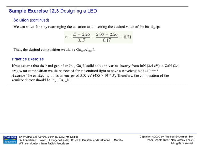 Ch12 sample exercise | PPT