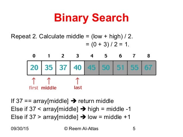Linear Search & Binary Search