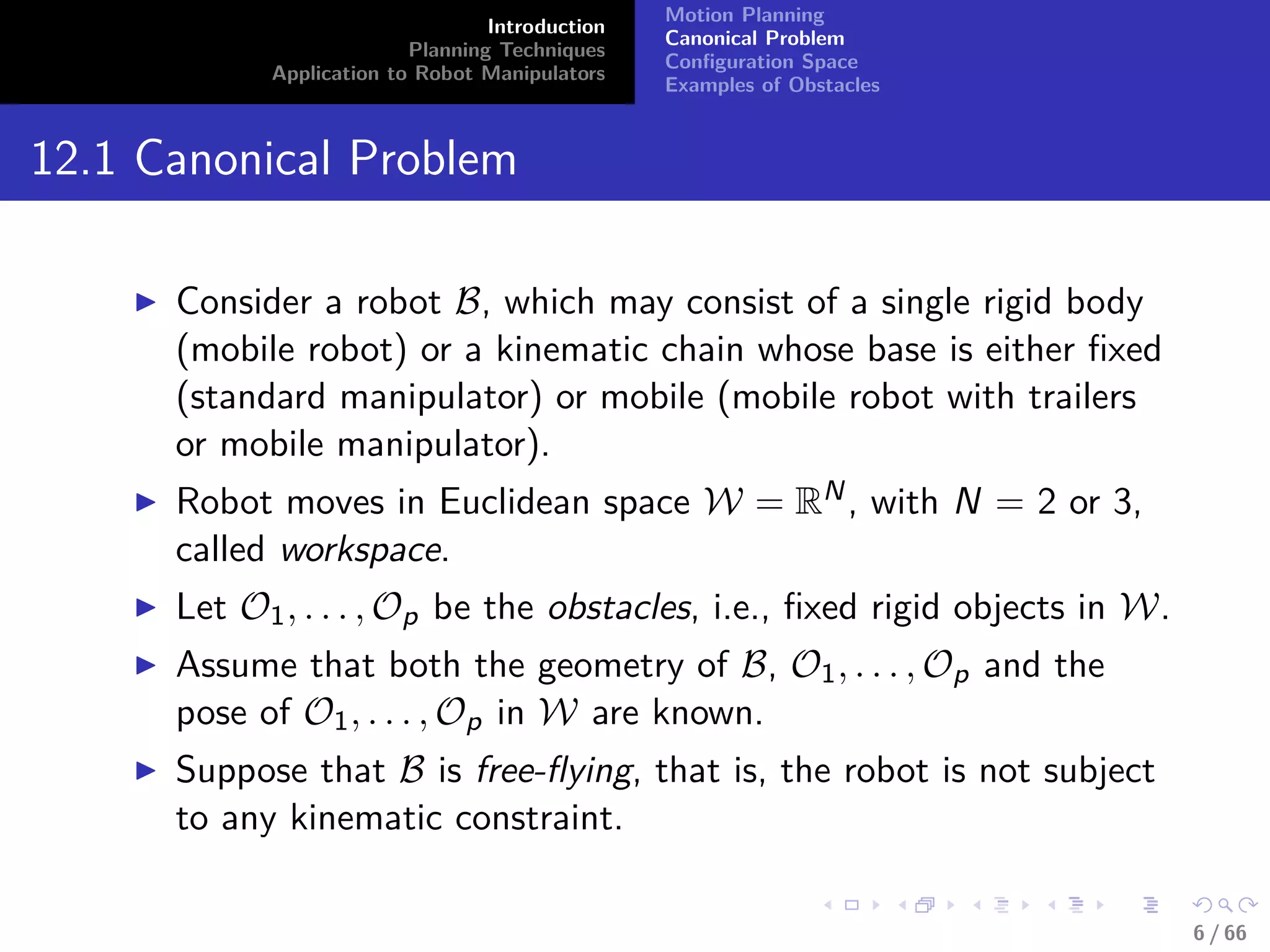 Robotics: Modelling, Planning and Control | PDF