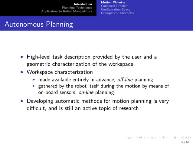Robotics: Modelling, Planning and Control | PDF
