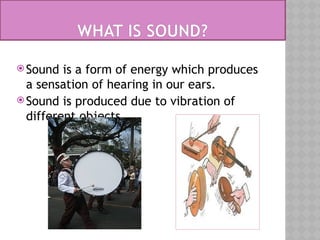 Class IX CBSCE Chapter 12 Sound | PPTX