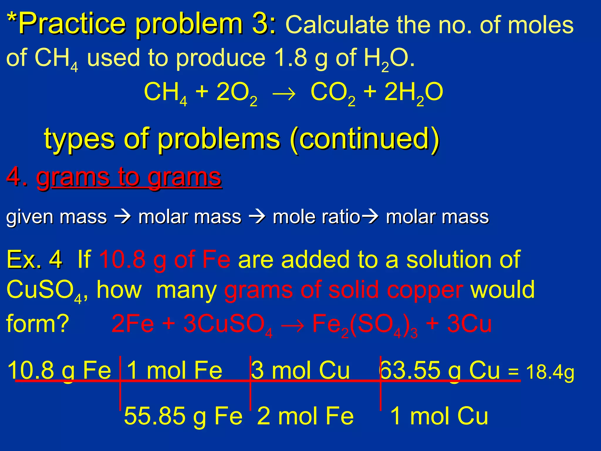 Ch12 stoichiometry | PPT