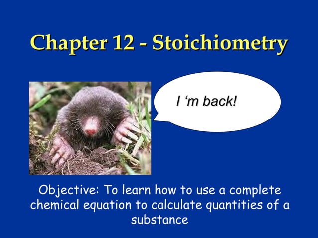 Ch12 stoichiometry | PPT