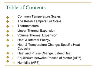 Ch 12 Temperature and Heat | PPT