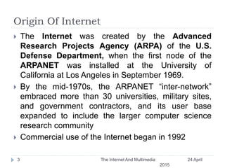 Ch12 the internert & mm | PPTX