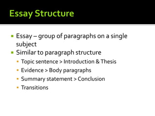 Ch 12 writing essay | PPTX
