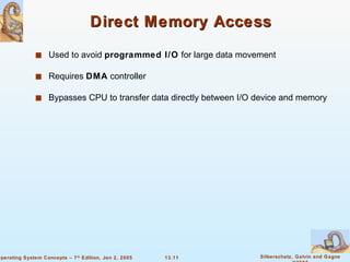 Chapter 13 - I/O Systems | PPT