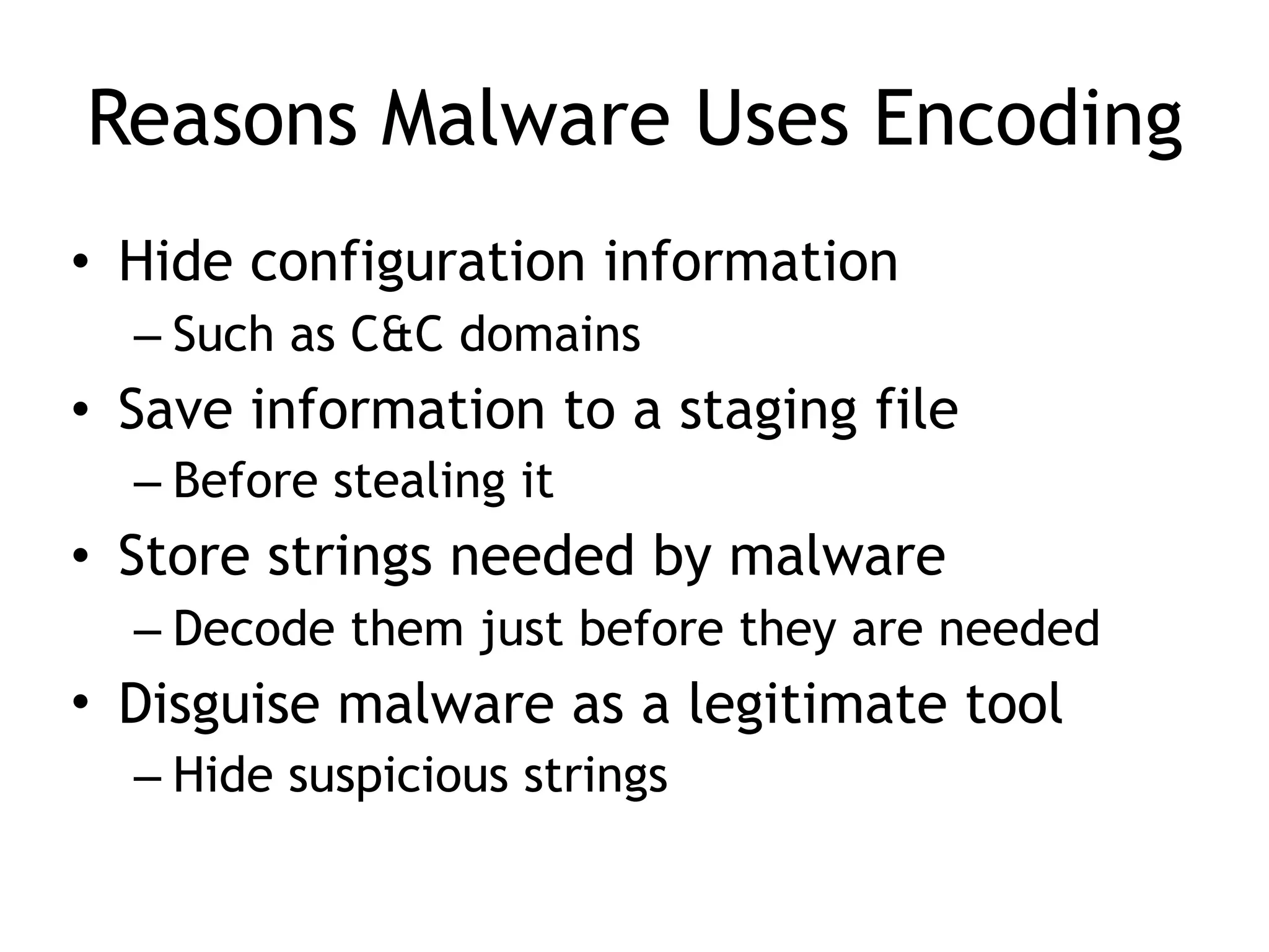 CNIT 126: 13: Data Encoding | PPT