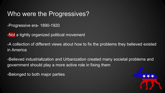 Ch 13.1 roots of progressivism | PPT