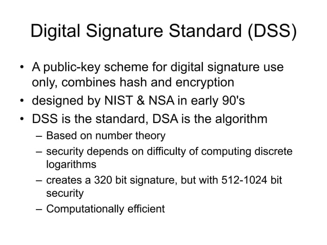 Digital Signatures & Authentication Protocols | PPT | Email | Internet