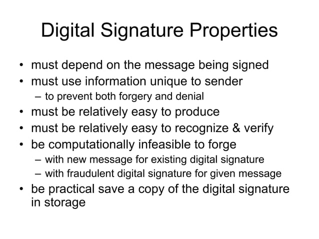 Digital Signatures & Authentication Protocols | PPT | Email | Internet