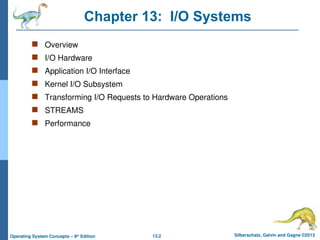 chapter thirteen input output systems in operating system.ppt