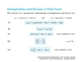 Complex Numbers and Functions and Complex Differentiation | PPT