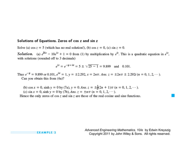 Complex Numbers and Functions and Complex Differentiation | PPT