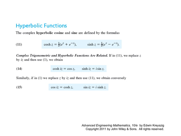 Complex Numbers and Functions and Complex Differentiation | PPT