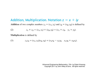Complex Numbers and Functions and Complex Differentiation | PPT