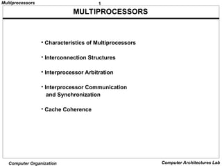 Multiprocessors Characters coherence.ppt