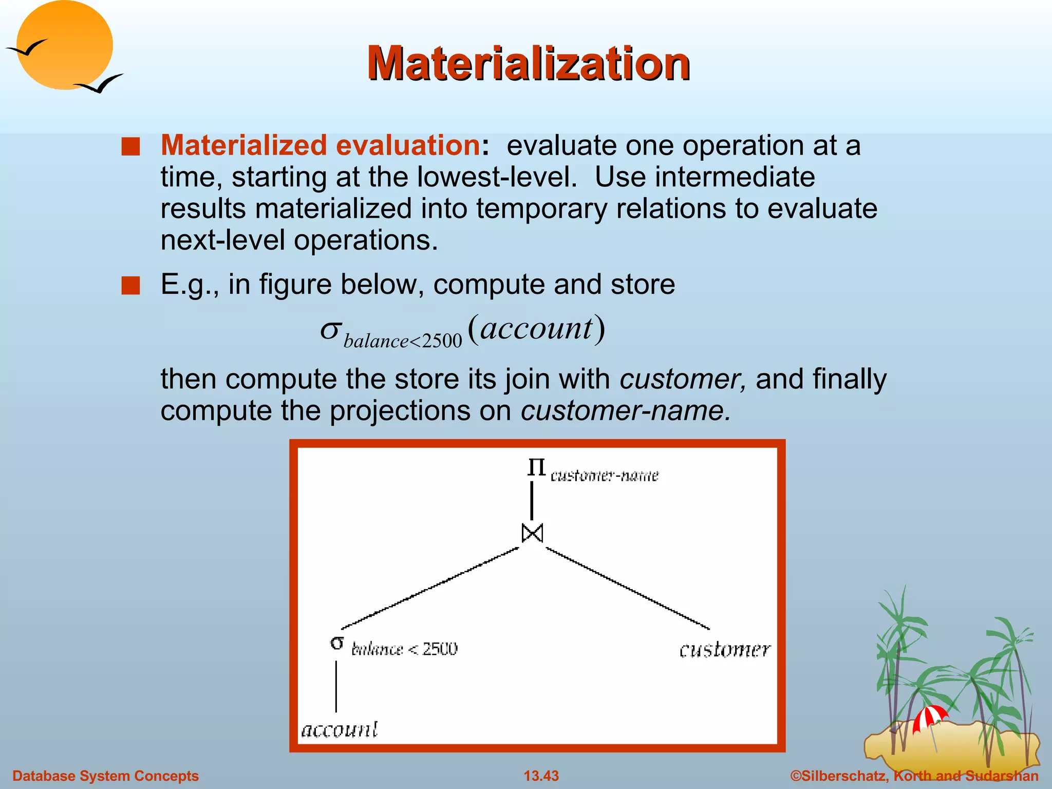 13. Query Processing in DBMS | PPT