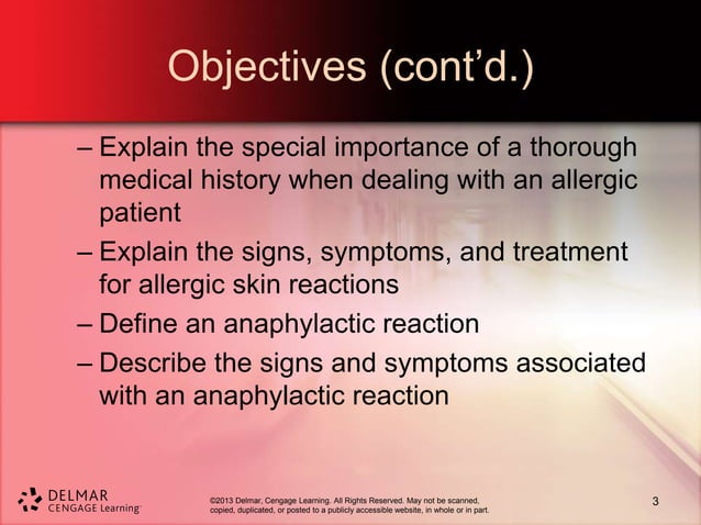 Chapter 13- Allergic Reactions | PPT