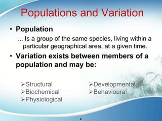 Ch. 13 Population genetics | PPT