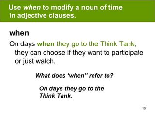 Ch 13 adjective clauses | PPT