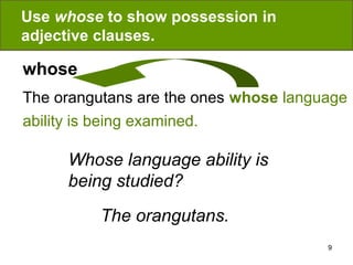 Ch 13 adjective clauses | PPS
