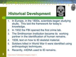Forensic Anthropology: Understanding Human Bones in Investigations | PPT