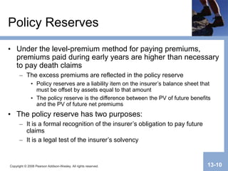 ch13App.ppt | Life Insurance | Insurance