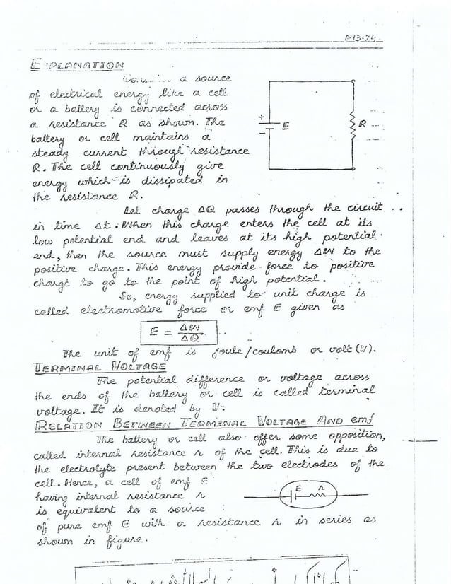 Current Electricity Pdf Pdf