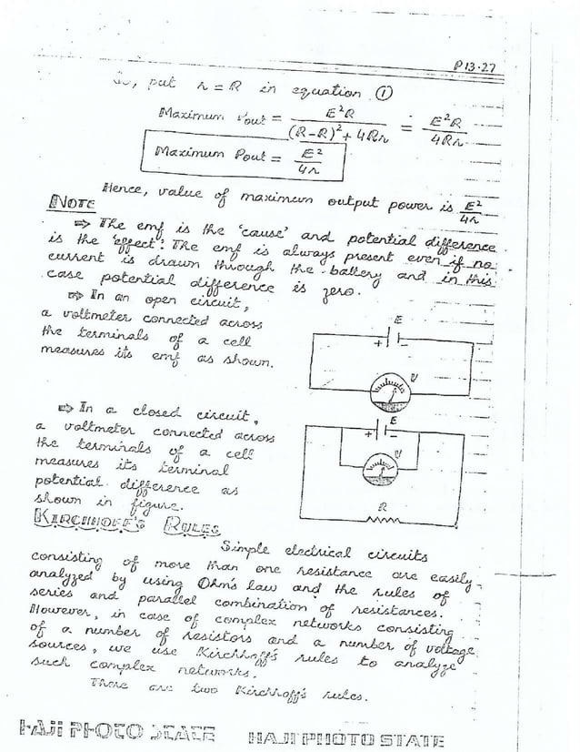 Current Electricity Pdf Pdf