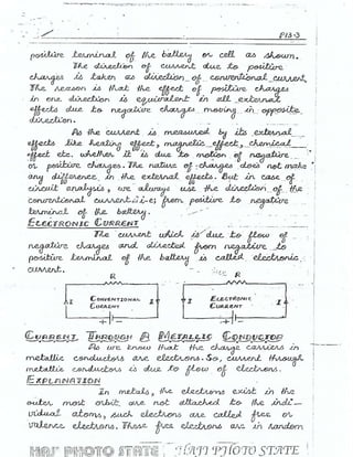 Current Electricity (PDF) | PDF