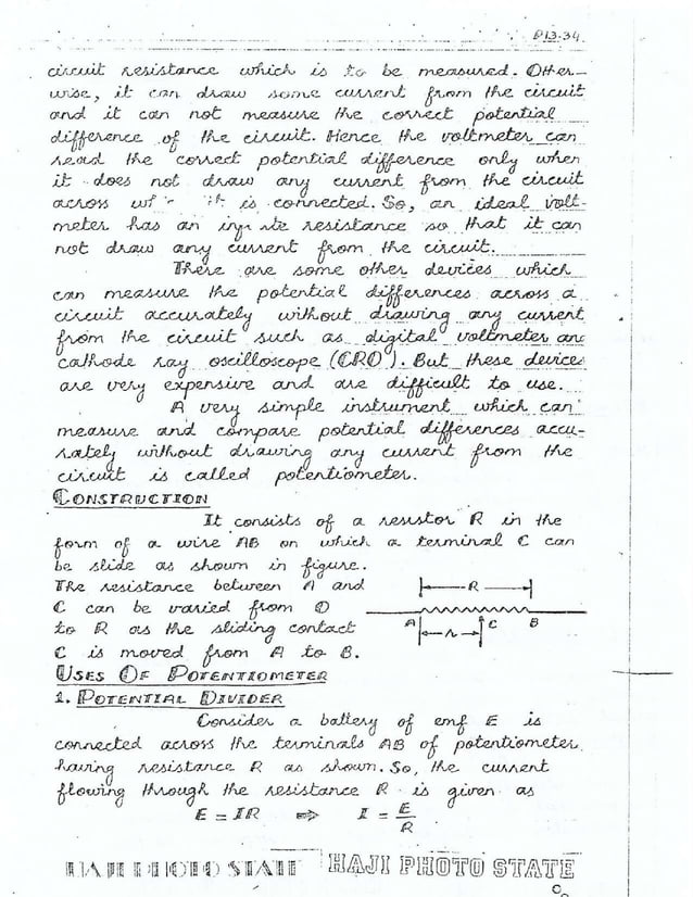 Current Electricity Pdf Pdf