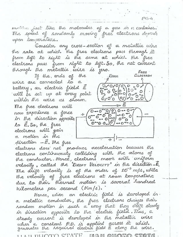 Current Electricity Pdf Pdf