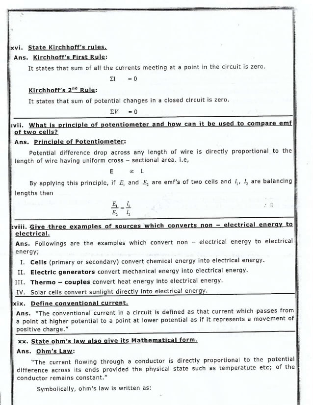 Current Electricity Pdf Pdf