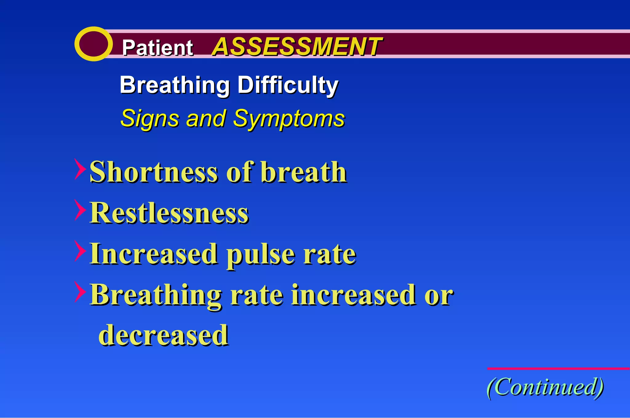 Respiratory Emergencies | PPT