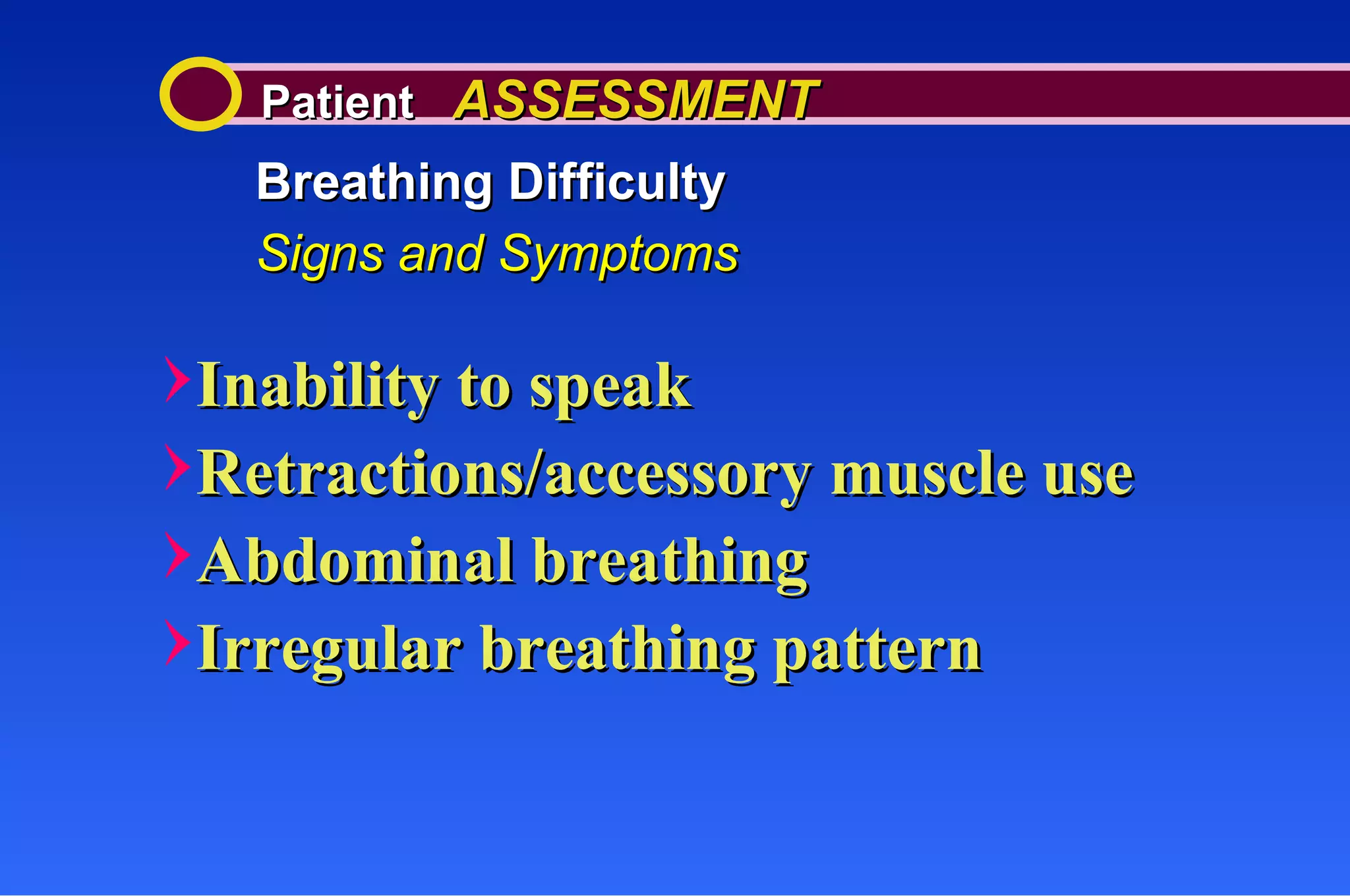 Respiratory Emergencies | PPT