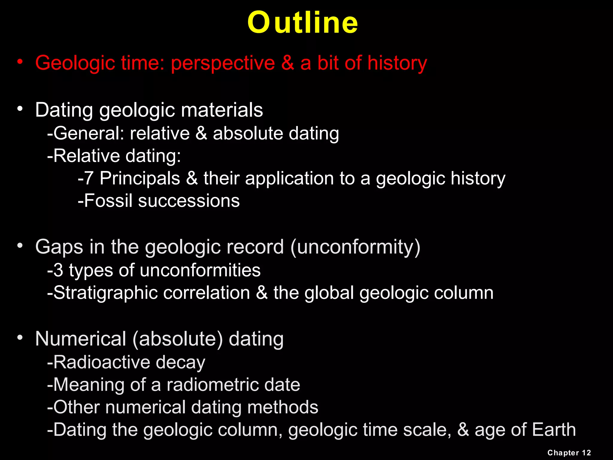 Ch13 geologictime | PPT