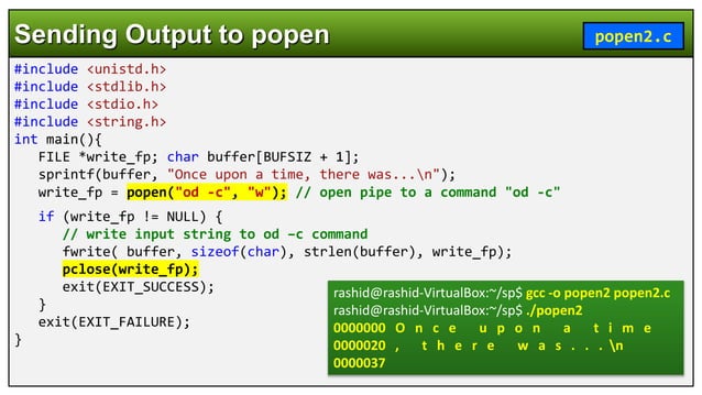 Linux Systems Programming: Inter Process Communication (IPC) using Pipes | PPTX | Operating ...