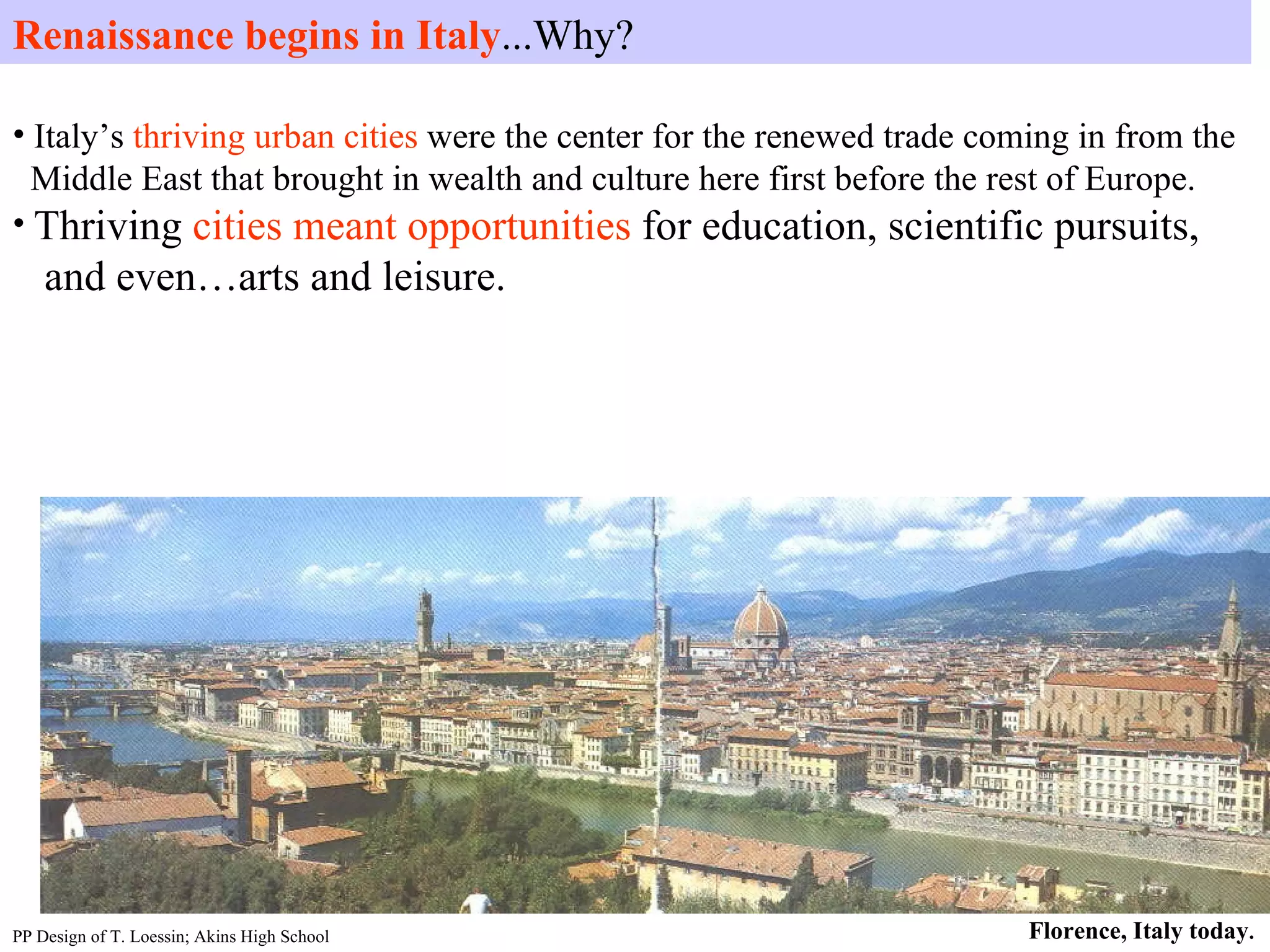 Ch13 Italian renaissance | PPT