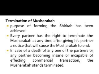 Islamic Mode of Finance | PPTX